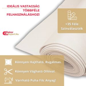 Dekorációs Filc Anyag: 890 Ft / Méter - DekorExpert.Hu